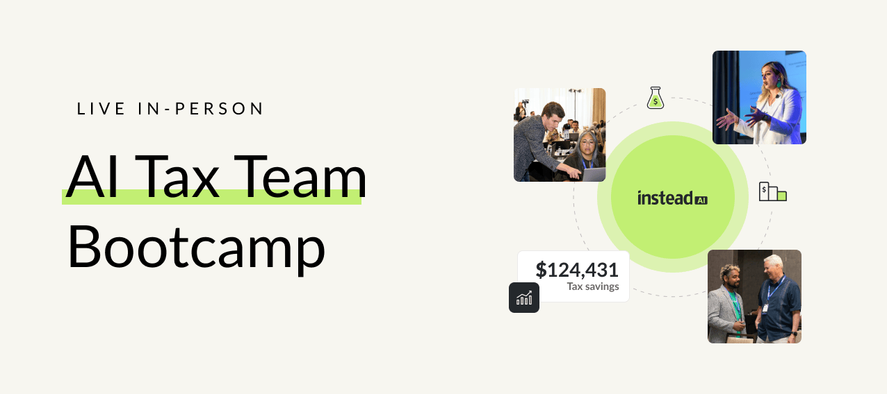 LIVE IN-PERSON | AI Tax Team Bootcamp